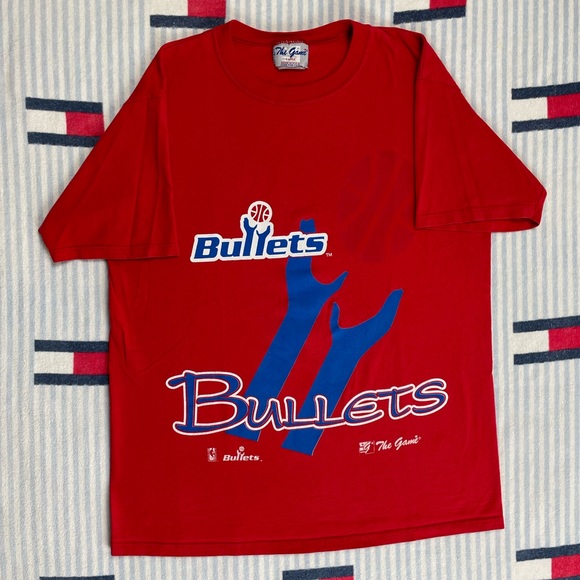 The Game | Shirts | Vintage The Game Washington Bullets Nba Basketball ...
